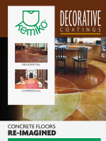 Acid Stain Concrete Colors and More - Catalogs & Brochures | Kemiko®